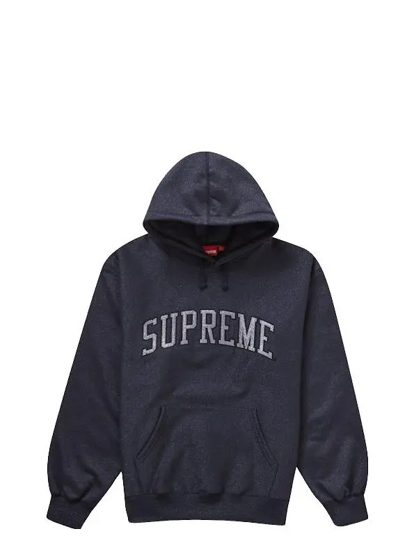 Supreme Metallic Arc Hooded Sweatshirt - Navy Blue