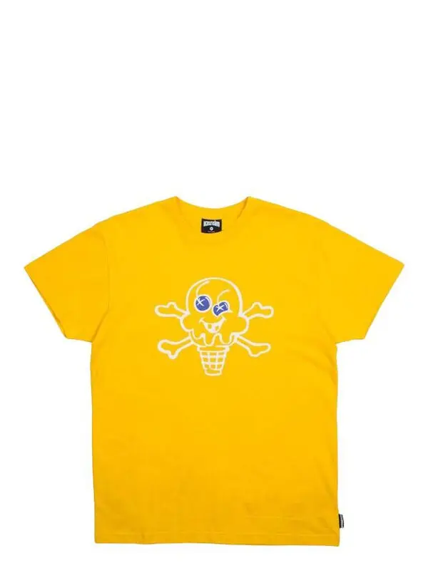 HARVEY NICHOLS Cones And Bones Tee Shirt - Yellow