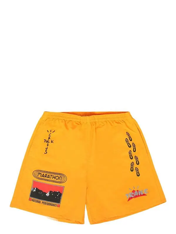TRAVIS SCOTT Path Shorts - Gold