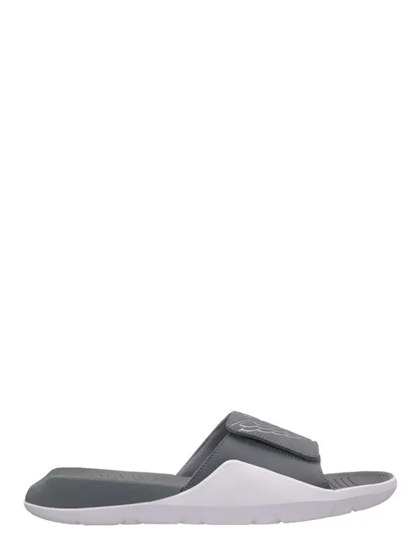 JORDAN Hydro Slides - Smoke Grey/particle Grey/white