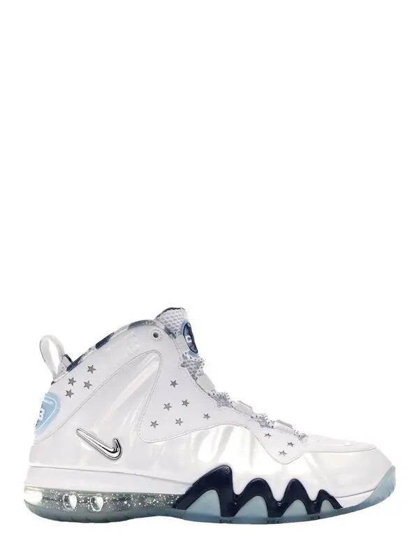 Nike Barkley Posite Max Usa Sneakers - White/metallic Silver/midnight Navy Blue