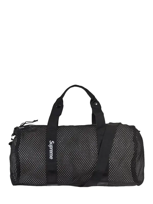 Supreme Mesh Duffle Bag - Black
