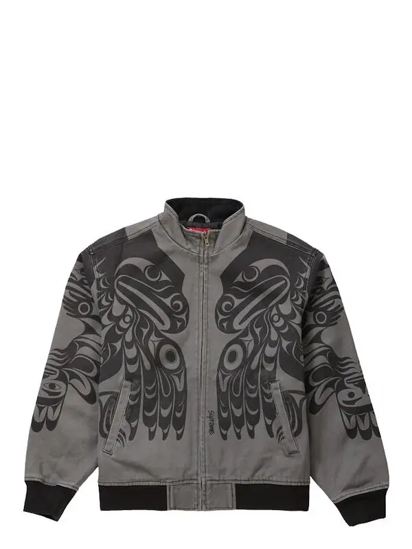 Supreme Makah Zip Up Jacket - Grey