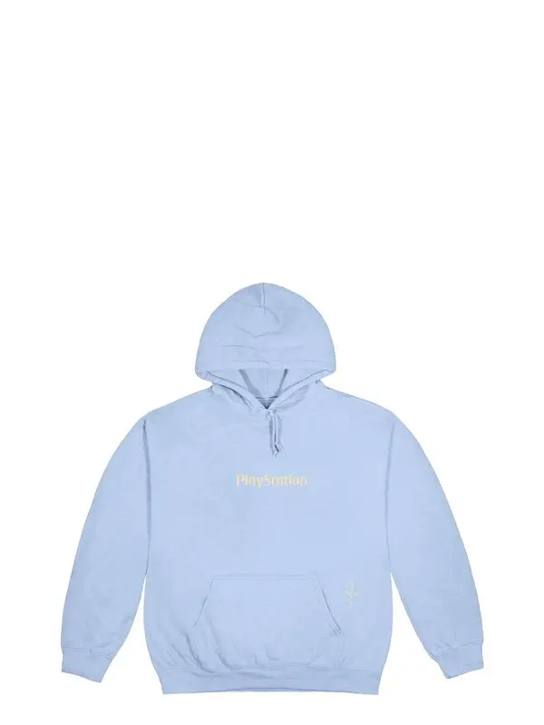 TRAVIS SCOTT Motherboard I Hoodie - Light Blue