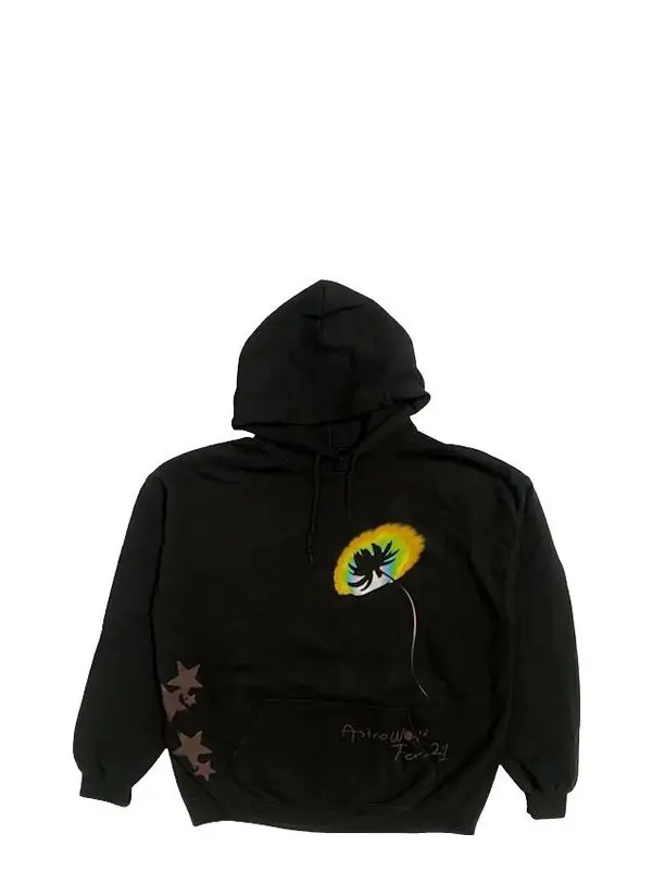 TRAVIS SCOTT Face Melt Hoodie - Black