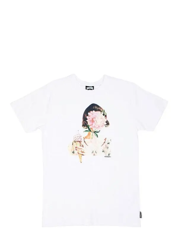 HARVEY NICHOLS Face Tee Shirt - White