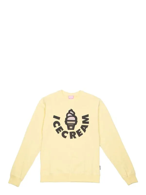 HARVEY NICHOLS Crew Neck Pullover Sweater - Yellow