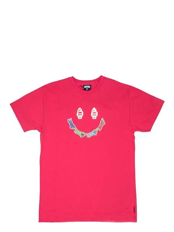 HARVEY NICHOLS Happy Tee Shirt - Red/raspberry Wine