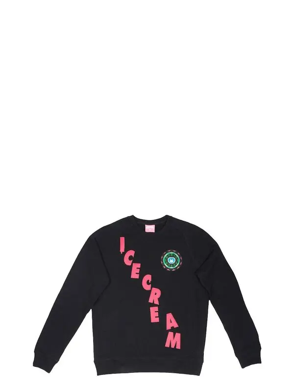 HARVEY NICHOLS Time Crew Neck Sweater - Black