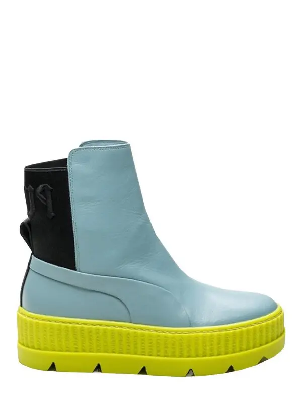 PUMA Chelsea Sneaker Boot - Sterling Blue/puma Black/limeade