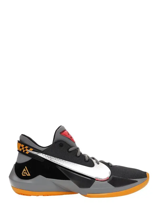 Nike Zoom Freak 2 Taxi Basketball Shoes - Black/metallic Silver