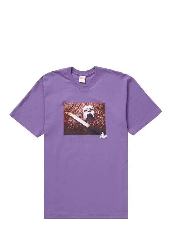 Supreme Mf Doom Tee Shirt - Dusty Purple