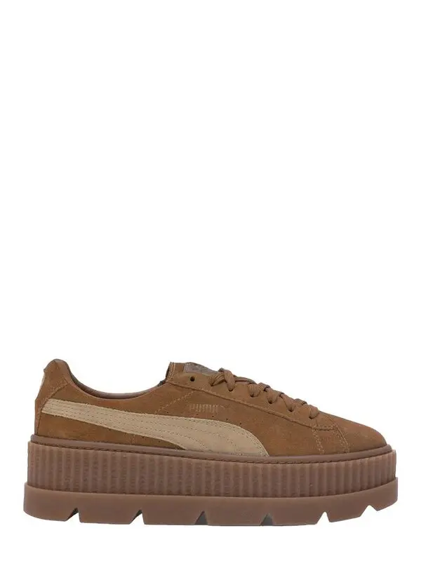 PUMA Cleated Creeper Rihanna Fenty Sneakers - Golden Brown/lark