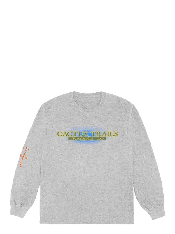 TRAVIS SCOTT Trading Co. Long Sleeve T-shirt - Heather Grey