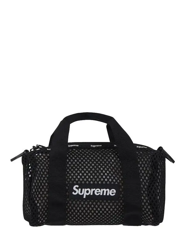 Supreme Mesh Mini Duffle Bag - Black