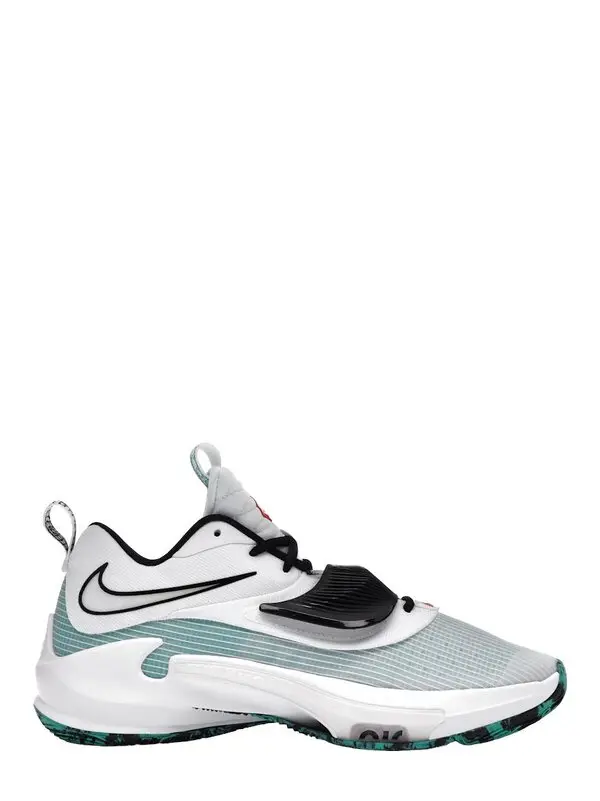 Nike Zoom Freak 3 Sneakers - White/clear Emerald/total Orange