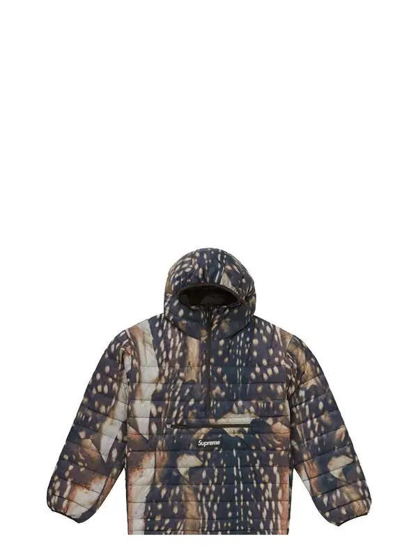 Supreme Micro Down Half Zip Hooded Pullover - Deer