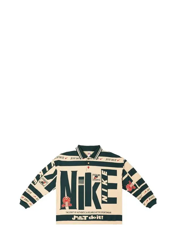 Nike X Cactus Plant Flea Market Longsleeve Polo Shirt - Natural