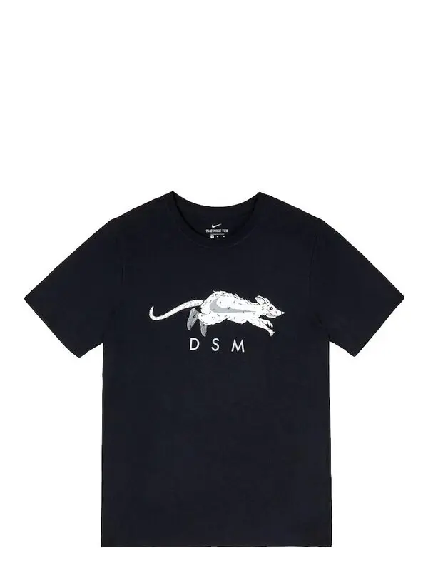 Nike X Dover Street Market Year Of The Rat Running Rat T-shirt - Black