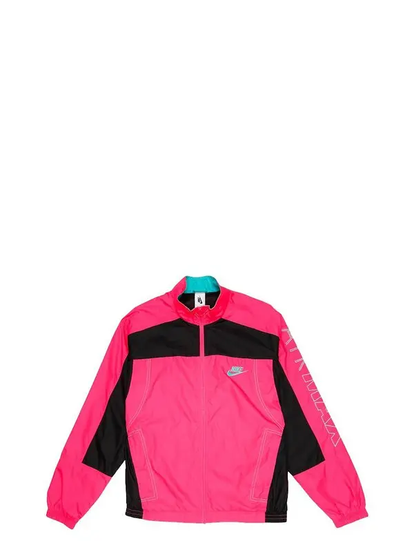 Nike X Atmos Nrg Vintage Patchwork Track Jacket - Pink/black/hyper Jade