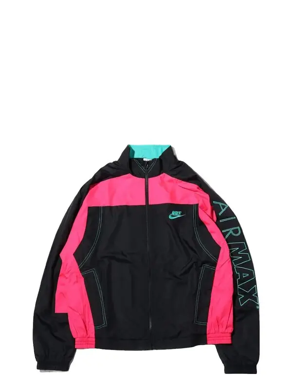 Nike X Atmos Nrg Vintage Patchwork Track Jacket - Black/hyper Pink/hyper Jade