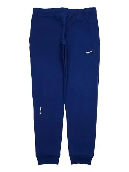 Nike X Drake Nocta Cardinal Stock Fleece Pants - Navy Blue
