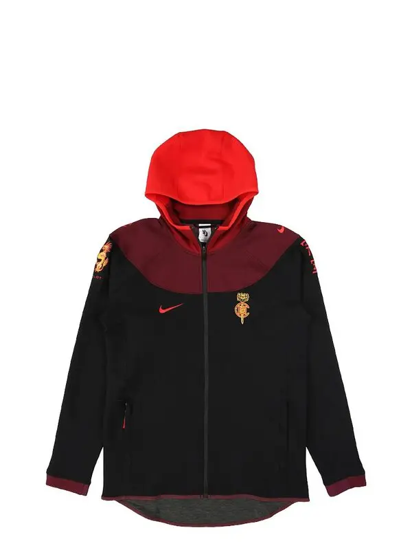 Nike X Clot Nrg Ge Hoodie - Black/uni Red/dark Maroon
