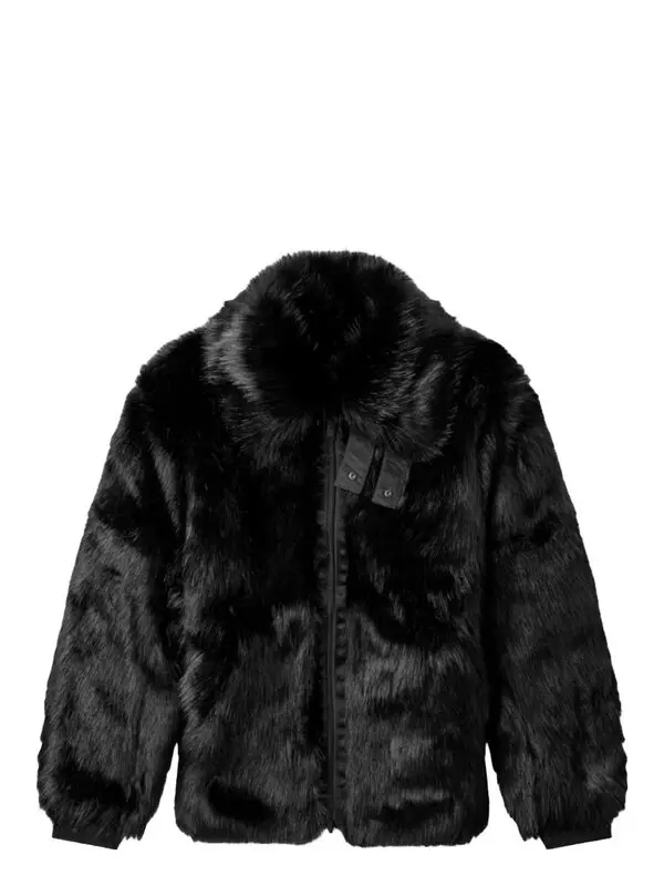 Nike X Ambush Reversible Faux Fur Coat - Black/sail