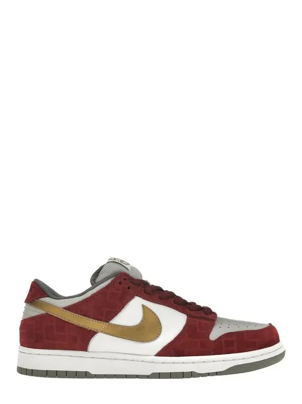 Nike Sb Dunk Low Shanghai - White/metallic Gold/redwood