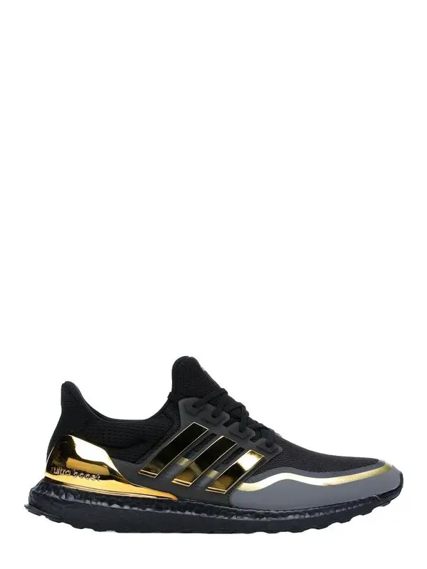 Adidas Ultra Boost Athletic Sneakers - Core Black/gold Metallic/grey