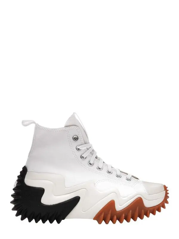 CONVERSE Run Star Motion Gum High-top Sneakers - White/black/gum Honey