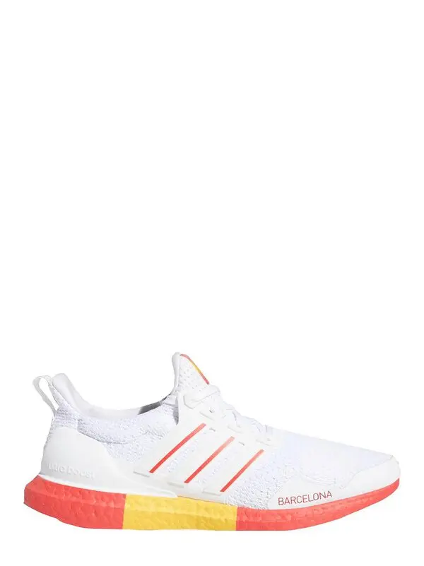 Adidas Ultra Boost Dna Barcelona Sneakers - Cloud White/red/yellow