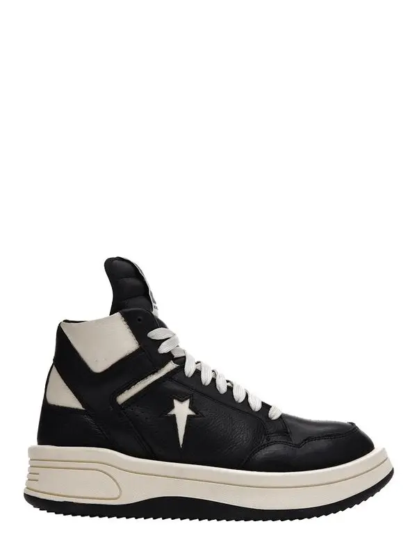 CONVERSE Turbowpn Mid Rick Owens Drkshdw Sneakers - Black/cloud Cream/egret