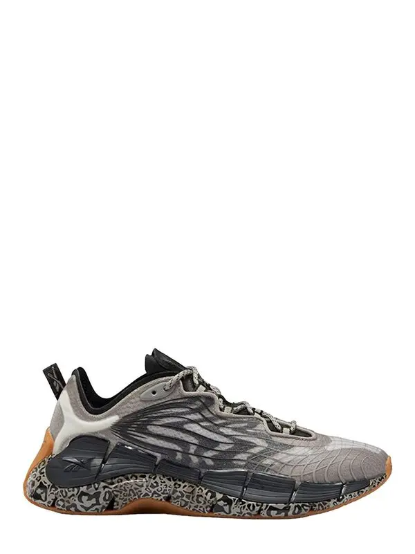 REEBOK Zig Kinetica 2 Animal Print Sneakers - Grey/core Black/lee 7