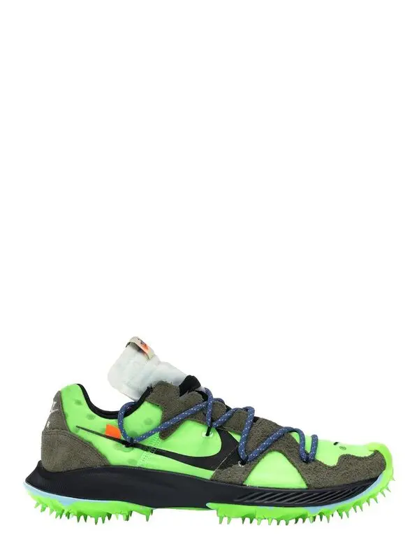 Nike Zoom Terra Kiger 5 Off-white Sneakers - Electric Green/metallic Silver/sail