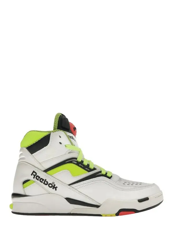 REEBOK Twilight Zone Pump - White/neon Yellow/black