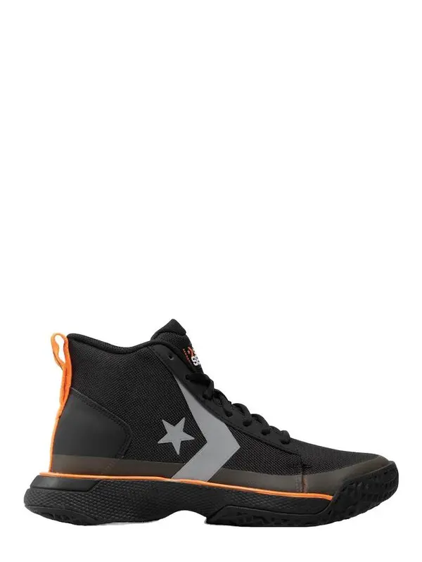 CONVERSE Star Series Bb Mid - Black/bold Mandarin/wolf Grey