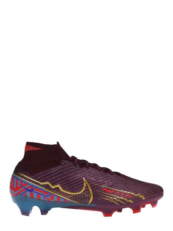 Nike Zoom Superfly Elite Km Fg Mbappe - Dark Beetroot/university Blue/vivid Purple