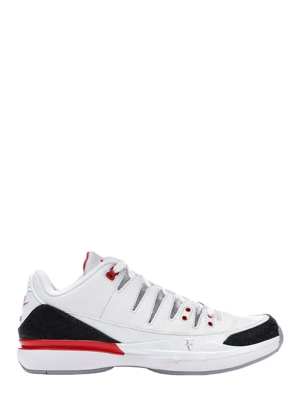 Nike Zoom Vapor Aj3 Sneakers - White/fire Red/silver