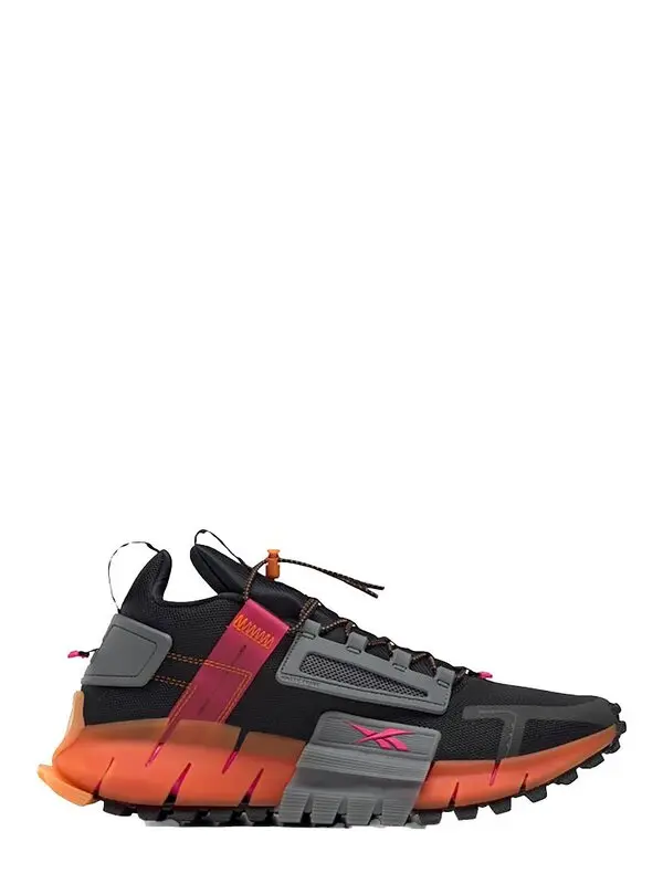 REEBOK Zig Kinetica Edge Sneakers - Black/proud Pink/high Vis Orange