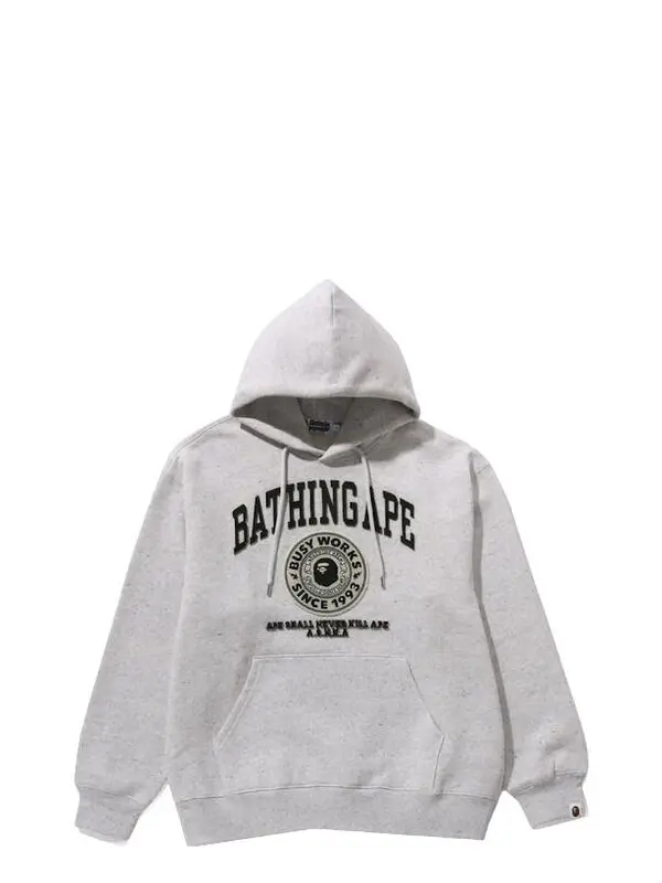 BAPE Graphic Pullover Hoodie - Gray