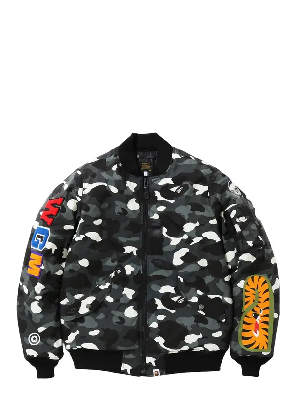 BAPE City Camo Shark Ma1 - Black