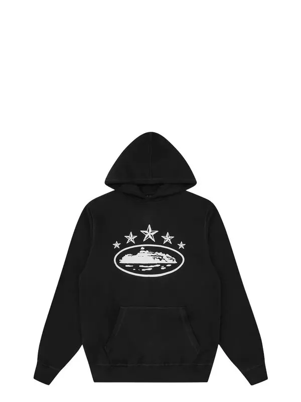 CORTEIZ 5 Starz Alcatraz Hoodie - Black