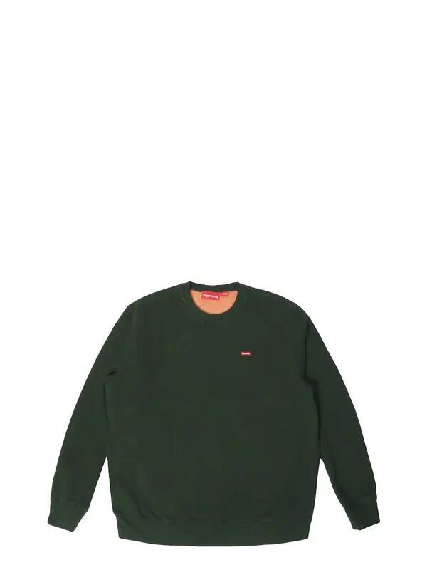 Supreme Contrast Crewneck Sweatshirt - Dark Green