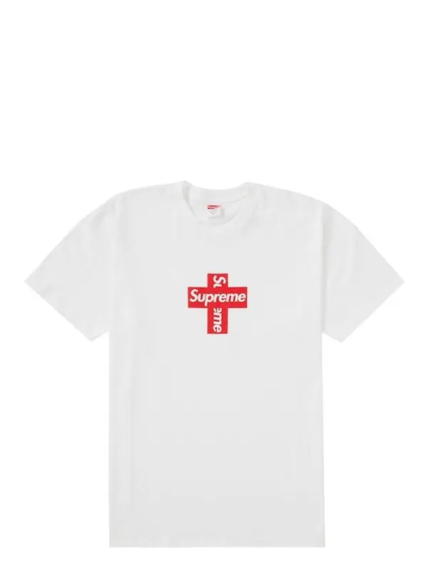 Supreme Cross Box Logo Tee Shirt - White