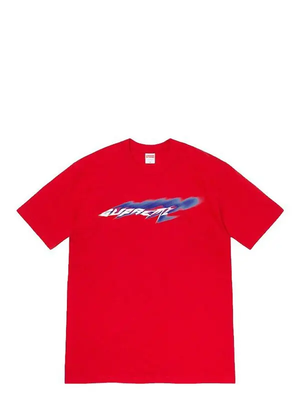 Supreme Wind Tee Shirt - Red/purple