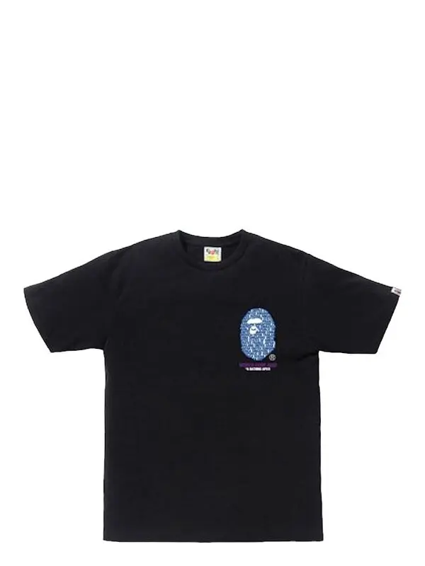 A BATHING APE City Hong Kong Ape Head Tee Shirt - Black