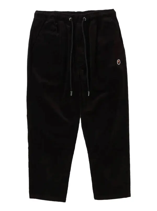 BAPE Ape Head Corduroy Chef Pants - Black