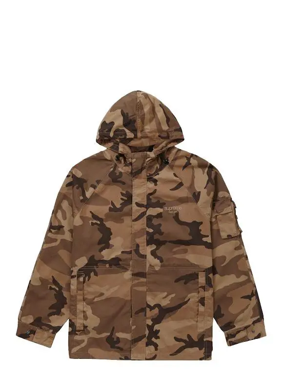 Supreme Cotton Field Jacket - Brown Woodland Camo