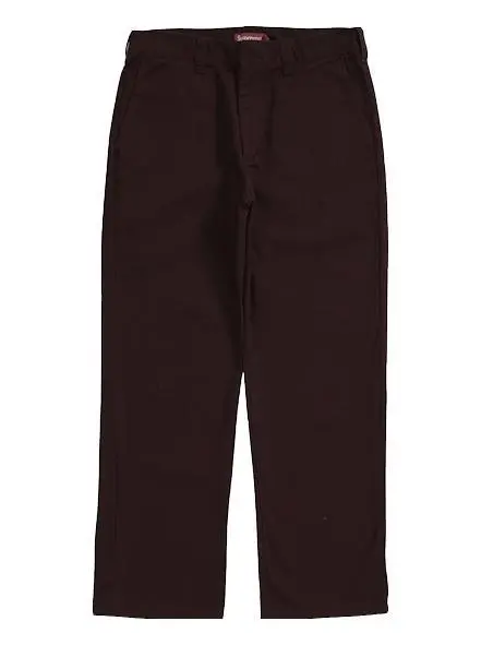 Supreme Work Pant - Burgundy